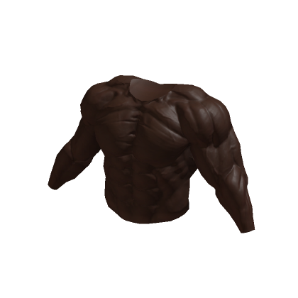 Realistic Buff Muscle Suit - Dark Brown - | Roblox Item - Rolimon's