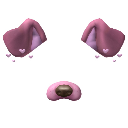 cute kawaii lovely puppy face filter | Roblox Item - Rolimon's
