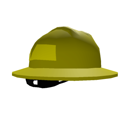 Wildland Firefighter Helmet (Yellow) | Roblox Item - Rolimon's