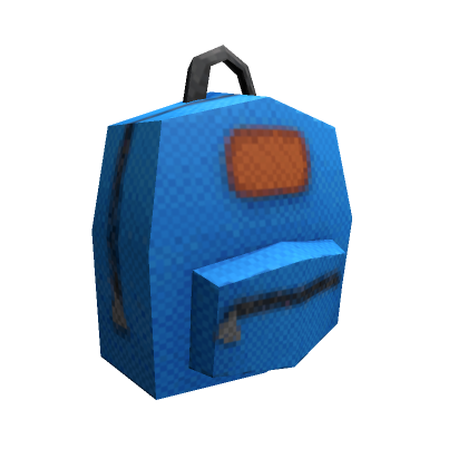 Low Poly Backpack (Blue) | Roblox Item - Rolimon's
