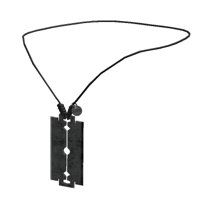 Prop Razor Blade Necklace [1.0] | Roblox Item - Rolimon's