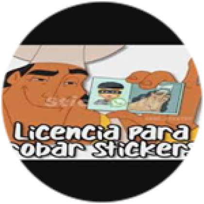 licencia para robar stickers - Roblox