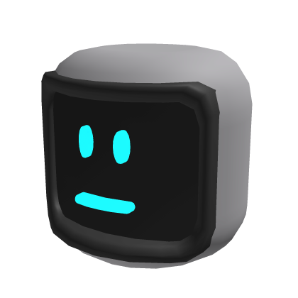 Animated Robot Face Neutral - Roblox