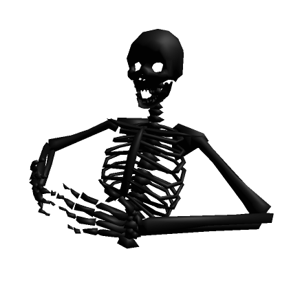 Black Skeleton - Back | Roblox Item - Rolimon's
