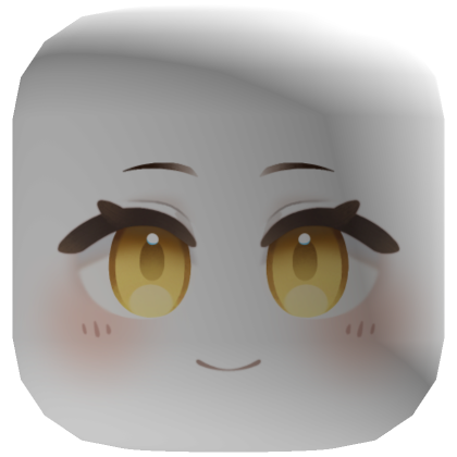 Cute Smile Face Mask (Yellow Eyes) | Roblox Item - Rolimon's
