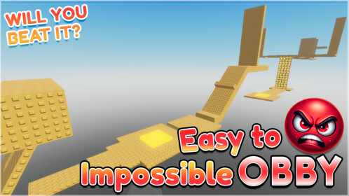 Easy to Impossible Obby - Roblox