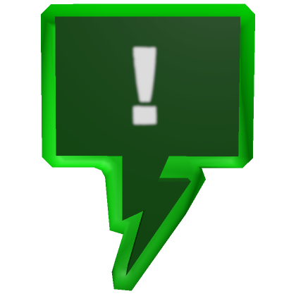 Classic Chat Prompt (Green) | Roblox Item - Rolimon's