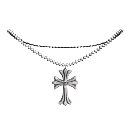 Collar de cuentas de cruz de cromo [1.0] - Roblox