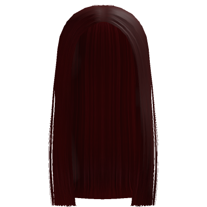Very Straight Dark Red Hair | Roblox Item - Rolimon's