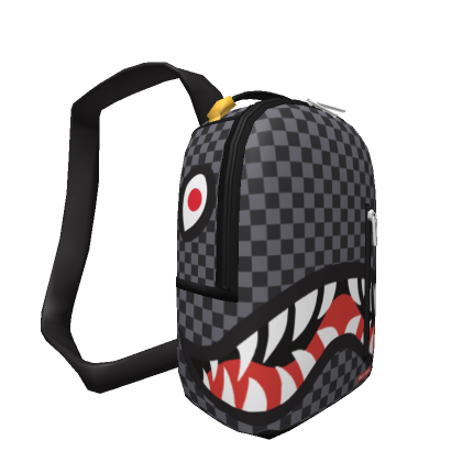 Black Checkerboard SprayGround Bookbag | Roblox Item - Rolimon's