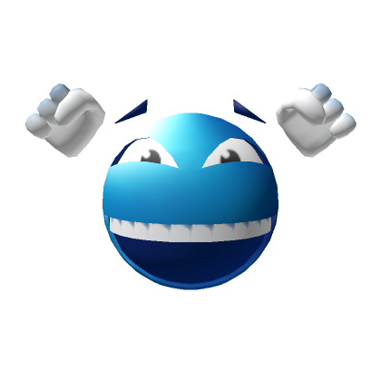 Blue Cheering Emoji | Roblox Item - Rolimon's
