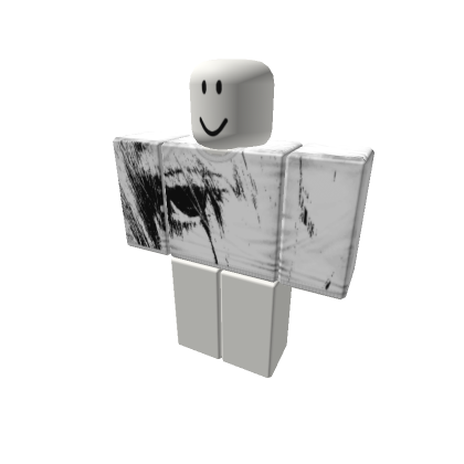 cyber y2k vamp emo white long sleeve - Roblox