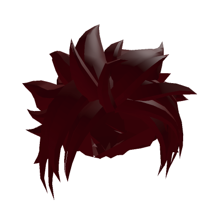 Cool Spikey Anime Hair (red) | Roblox Item - Rolimon's