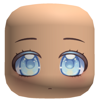 linda cara de manga con ojos de ángel de anime - Roblox