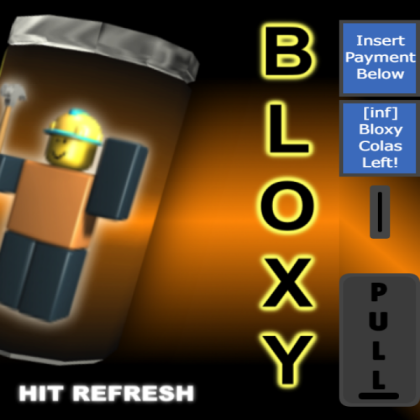 bloxy cola vending machine