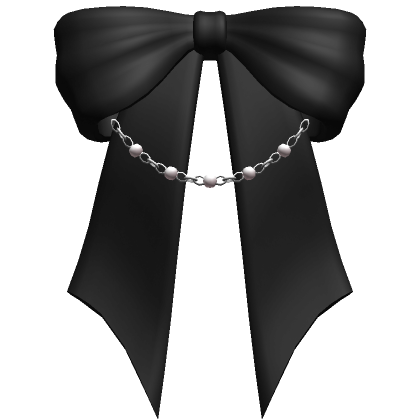 Basic Black Hair Bow | Roblox Item - Rolimon's