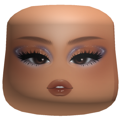 Blue Smooth Eyeshadow Makeup Cheeks Head Nougat | Roblox Item - Rolimon's