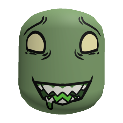 Worried Zombie Face [Moss Green] | Roblox Item - Rolimon's