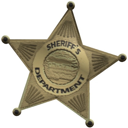 LBV Generic Sheriff Badge 3 Gold | Roblox Item - Rolimon's