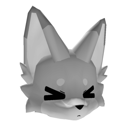 White Flustered Kemono Fox | Roblox Item - Rolimon's