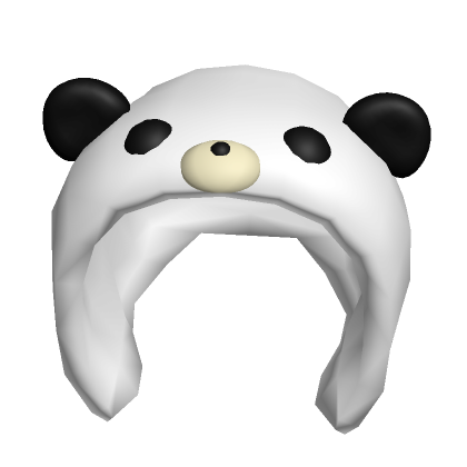 ୨୧ | cute baby panda bear plushie hood | Roblox Item - Rolimon's