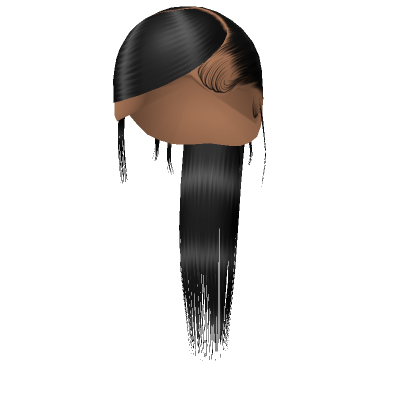 G Tissage de queue de cheval Swoop élégant noir - Roblox