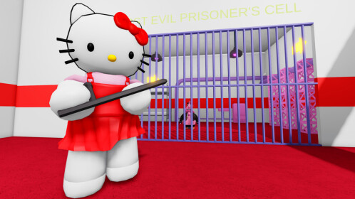 HELLO KITTY BARRY'S PRISON RUN - Roblox