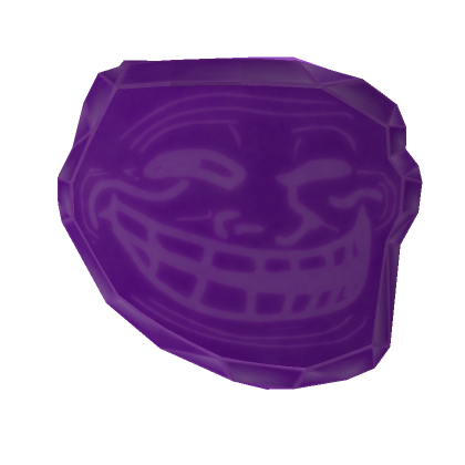 Crystal Trollface Mask | Roblox Item - Rolimon's
