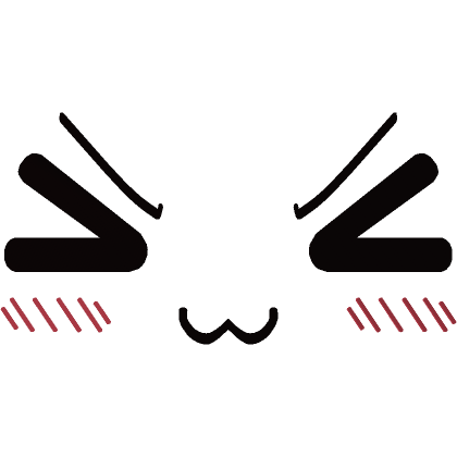 Visage 3D effronté mignon - Roblox