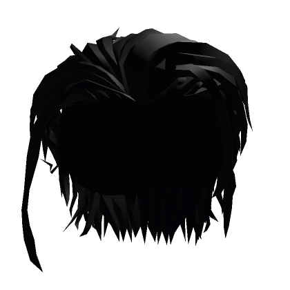 Black Back Slick Anime Hair | Roblox Item - Rolimon's