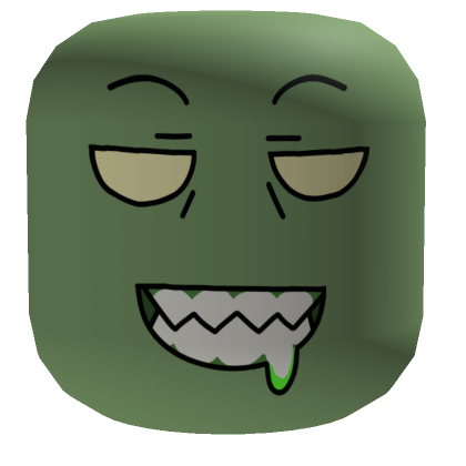 Chill Zombie Face [Moss Green] | Roblox Item - Rolimon's