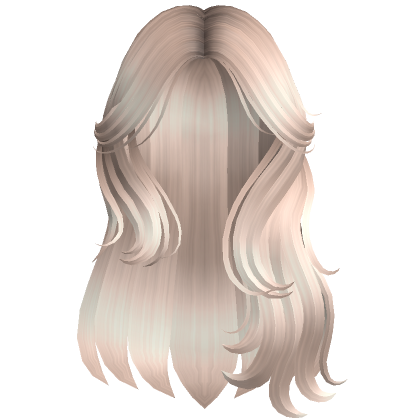 Cabello Rubio Platino Ondulado Largo - Roblox