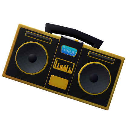 (Animated) Golden BoomBox | Roblox Item - Rolimon's