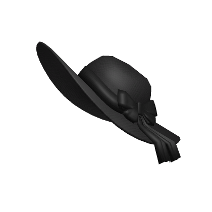 Chapéu de Floppy Preto Enorme - Roblox