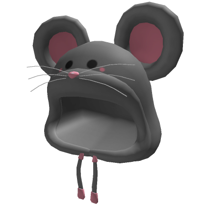 Plush Gray Mouse Hoodie | Roblox Item - Rolimon's