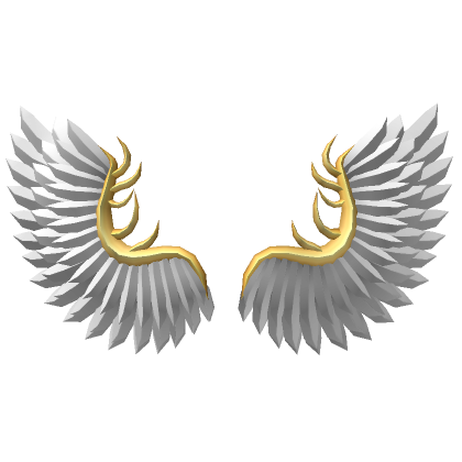 Ornate Angel Wings - Gold & White | Roblox Item - Rolimon's
