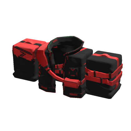Red Mecha Cyber Jacket V2 (1.0) | Roblox Item - Rolimon's