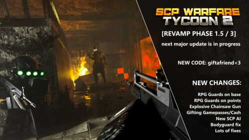 [GUN OVERHAUL!] Penguasa Peperangan SCP 2 - Roblox