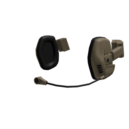 Tan Helmet Headset | Roblox Item - Rolimon's