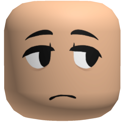 Cara cansada neutral - Roblox