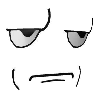 Serious Cartoon Face (3D) | Roblox Item - Rolimon's