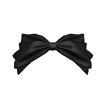Cute Head Ribbon(Black) | Roblox Item - Rolimon's