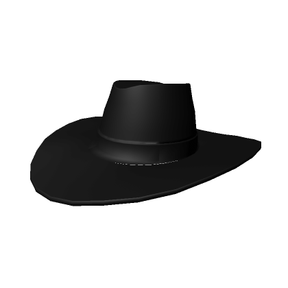 Black Western Cowboy Hat | Roblox Item - Rolimon's