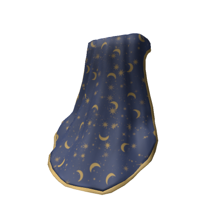 Starry blue wizard cape | Roblox Item - Rolimon's