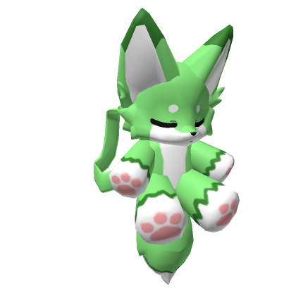 Green Kemono Fox Backpack | Roblox Item - Rolimon's