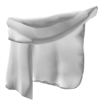 Right Half Shoulder White Cloak | Roblox Item - Rolimon's