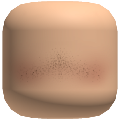 Facless Freckled Face Mask Light Skin Tone | Roblox Item - Rolimon's