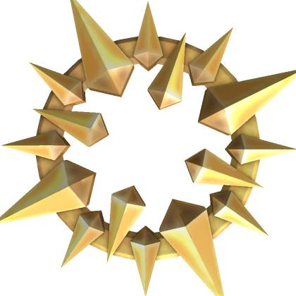 Golden Floating Spike Circle | Roblox Item - Rolimon's