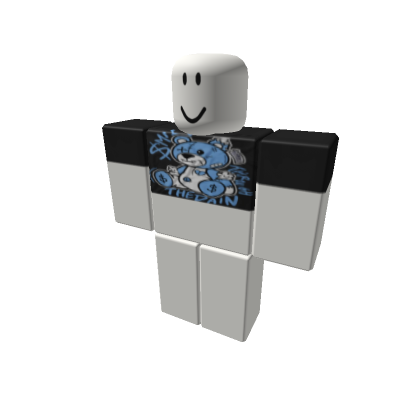 Jordan 6 UNC DopeSkill T-Shirt BEAN Graphic Crop - Roblox