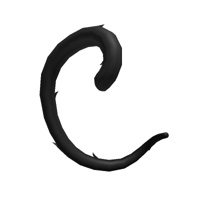 Curious Cat Tail Black | Roblox Item - Rolimon's